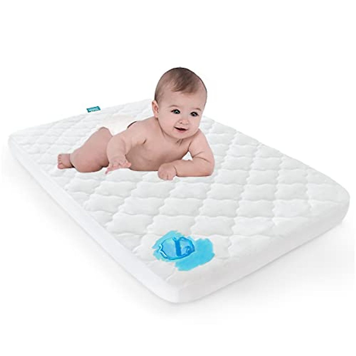 Pack and Play Mattress Topper and Waterproof Pack n Play Mattress Pad Cover