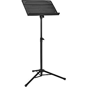 Amazon Basics Professional Folding Orchestra Sheet Music Stand, Black