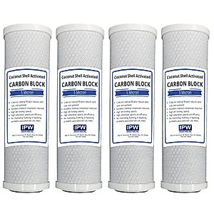 Premium Countertop Water Replacement Filter compatible for Ecosoft For Use In the Countertop Ecosoft Water Filters, Pack of 4