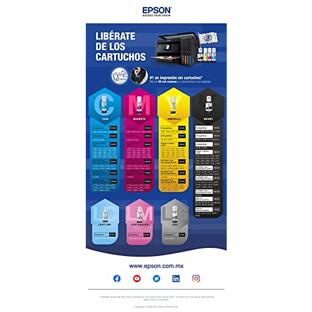 EPSON T774 EcoTank Ink Ultra-high Capacity Bottle Black (T774120-S) for Select Epson EcoTank Printers