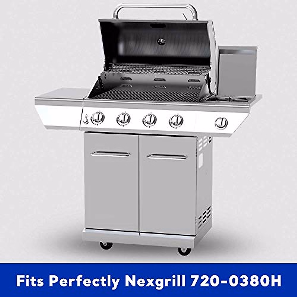 Uniflasy 17 Inches Cooking Grates for Home Depot Nexgrill 720-0830H 720-0830D, 720-0783E, 720-0783C Gas Grill Replacement Parts, Stainless Steel Uniflame Gas Grills Cooking Grids 2 Pack