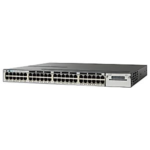 Cisco WS-C3750X-48PF-L 3750X 48PORT Full POE LAN Base (Renewed)