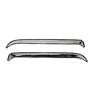 Auto Ventshade AVS 12068 Ventshade with Stainless Steel Finish, 2-Piece Set for 1980-1996 Ford Bronco, F-150, F-250 & F-350 Super Duty