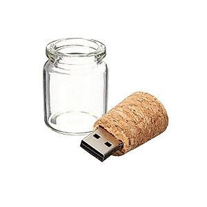 10PCS Cute Drift Bottle USB Flash Drive Memory Stick Storage U-Disk Xmas Gift (2.0, 16GB)