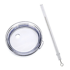 Spill Proof Lid With Straw For 20 Oz YETI Rambler,SOEOR Tumbler, Ozark Trail cup and other brands Vacuum insulation stainless steel 20 oz Tumblers