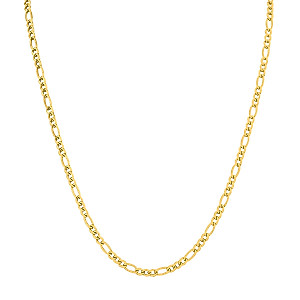 14K Yellow Gold Filled 3.5mm Figaro Chain with Lobster Clasp - 20 Inch