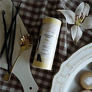 French Vanilla Scented Talc-Free Body Powder, Perfumed Dusting Powder, Camille Beckman 3 Ounce