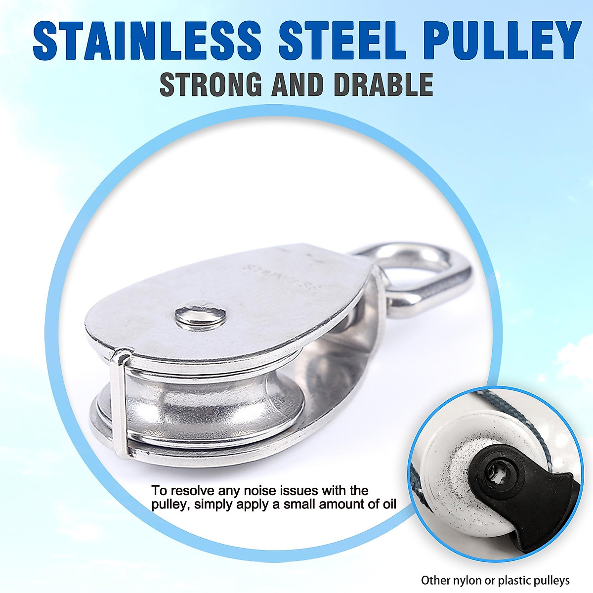 Shoulder Pulley for Physical Therapy, Shoulder Pulley, Over The Door Pulley for Shoulder Rehab with Durable Metal Pulley, Aids Recovery and Rehabilitation, Improve and Strengthen Mobility