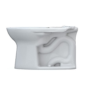 TOTO Drake Elongated TORNADO FLUSH Toilet Bowl, WASHLET+ Ready, Cotton White - C776CEGT40#01