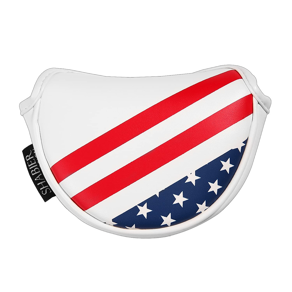 Stars& Stripes Golf Club Mallet Putter Headcover Sports Golf Club Mallet Putter Cover Golf Accessories Equipment
