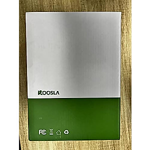 Power Strip Tower by KOOSLA, [15A 1500J] Surge Protector - 12 AC Multiple Outlets and 6 USB Ports, Flat Plug 14 AWG Heavy-Duty Extension Cord 6.5ft, Home Office Supplies, Dorm Room Essentials White