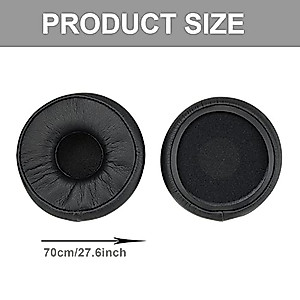 Replacement Ear Pads Ear Cusions Compatible with AKG N60NC Wireless Bluetooth Headphone Soft Protein Leather and Noise Isolation Memory Foam Headset Ear Covers