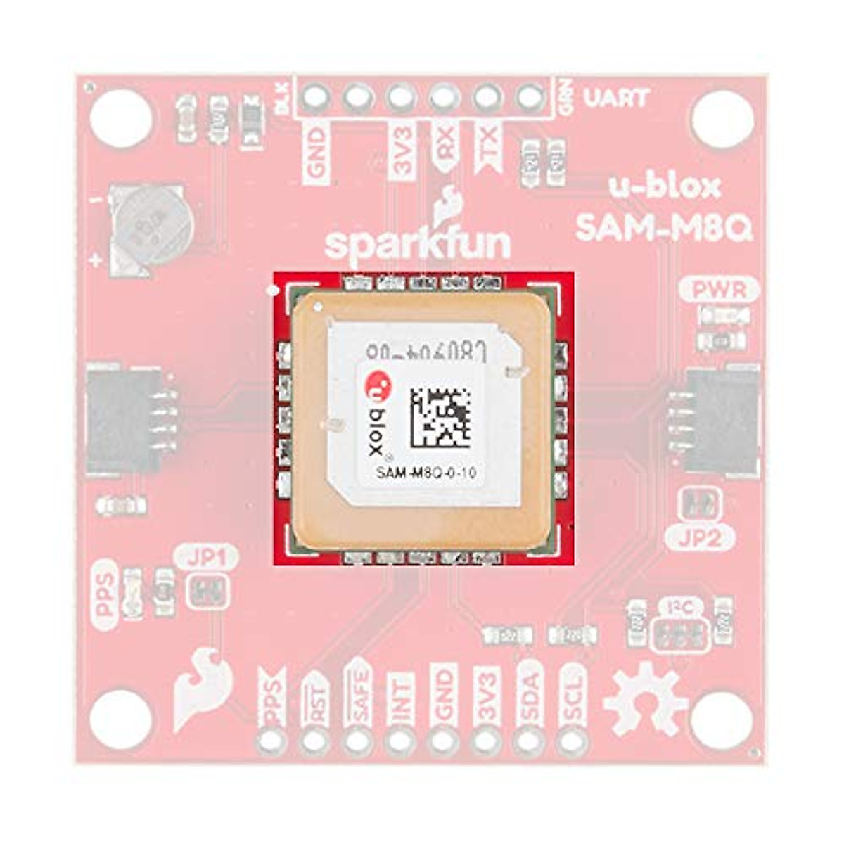SparkFun GPS Breakout - Chip Antenna, SAM-M8Q (Qwiic) 72-Channel GNSS Receiver from GPS, GLONASS, and Galileo Constellations - hot Lock in Seconds