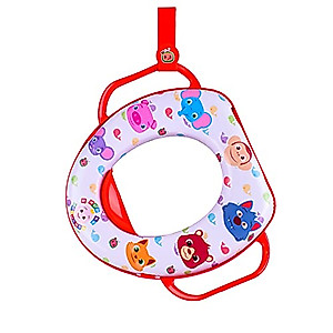 Sunny Days Entertainment CoComelon Soft Potty Training Seat, Red