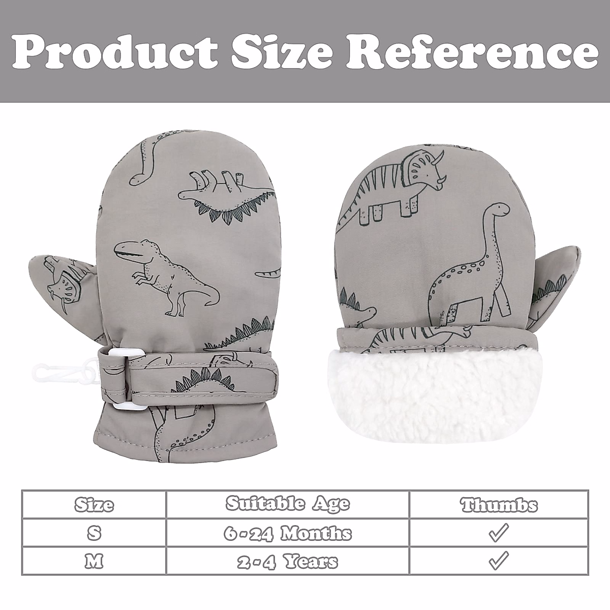 Sarfel Baby Mittens Baby Gloves 6-12 Months Baby Winter Mittens Toddler Mittens Toddler Snow Gloves Mittens for Toddler Boys