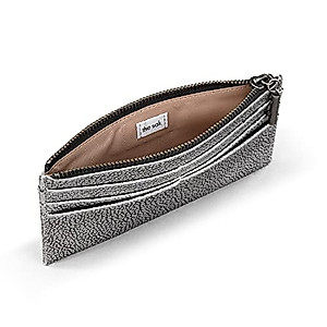 the sak womens Neva Large Leather Card Wallet, Dark Silver, One Size US