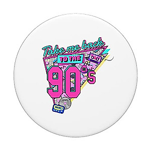 Retro 90s Take Me Back To The 1990s Cassette Made In The 90s PopSockets Swappable PopGrip