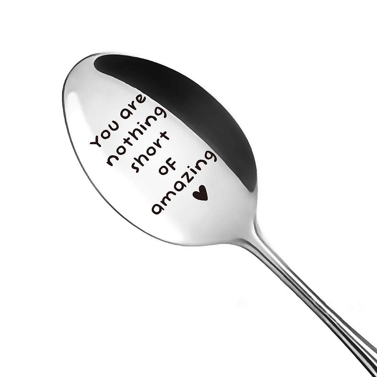 Funny Spoon Engraved for Women Men - Inspirational Spoon for Women Girls - Perfect for Girlfriend Friends - Perfect Birthday/Valentine/Christmas Spoon