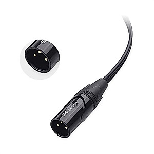 Cable Matters Dual RCA to XLR Stereo Audio Splitter Cable 10 ft / 3m (XLR to Dual RCA Splitter Adapter) in Black