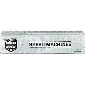 Hot Wheels Premium Car Culture Speed Machines 5-Pack in Collectible Container, Set of 5 Die-Cast 1:64 Scale Toy Cars