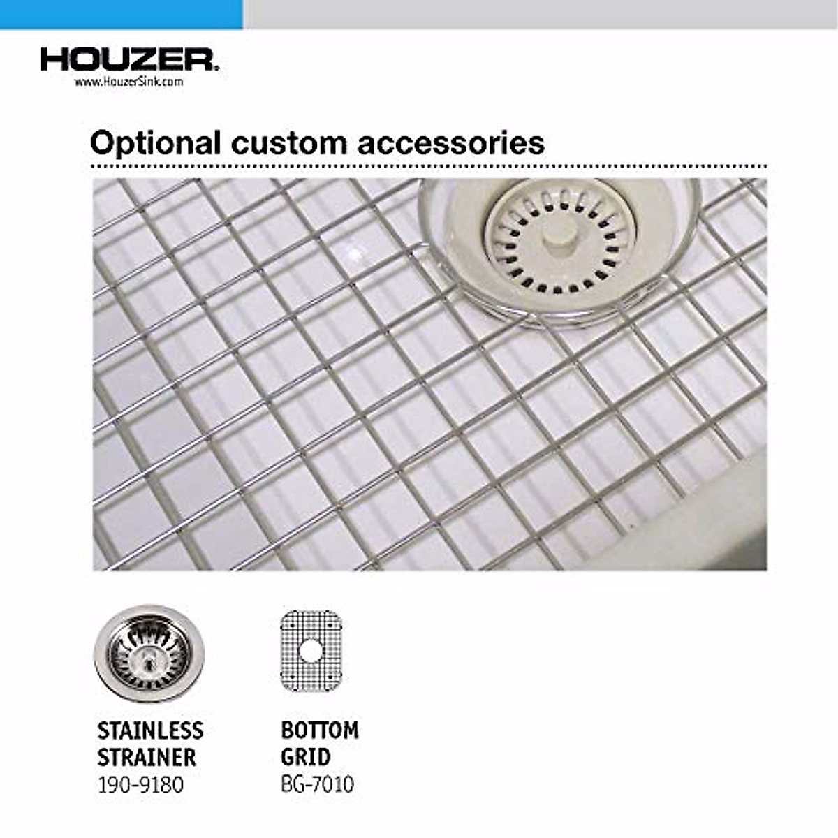 Houzer Platus Fireclay Bar Sink - 13 Inch Undermount Single Bowl Sink for Kitchen or Bar, Durable, Chip and Crack Resistant, Essential for Home or Apartment - PTB-1318 WH