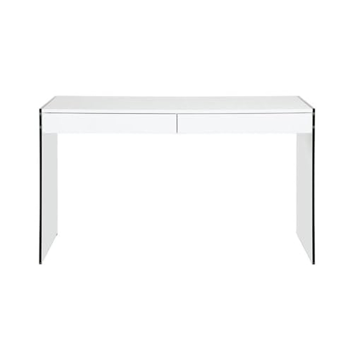 Milan Contemporary Desk, Gloss White