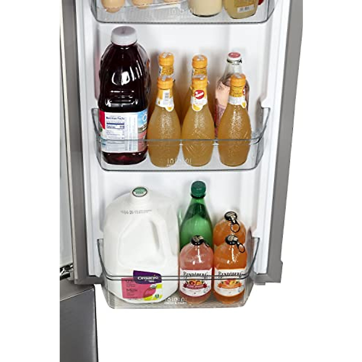 Hamilton Beach HBF2067 French Door Full Size Refrigerator with Freezer Drawer, 20.3 cu ft, Stainless Steel