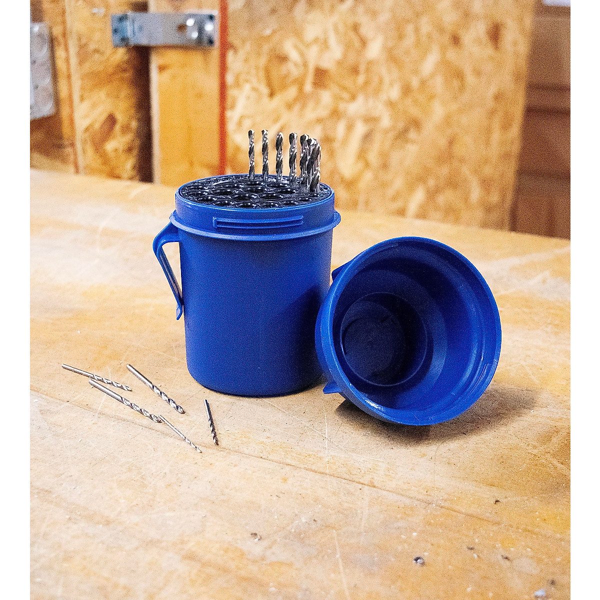 Century Drill & Tool – 28406 29 Piece Empty Drill Bit Index Pod – Holds 29 Jobber Drill Bits, Easy Storage Home Improvement