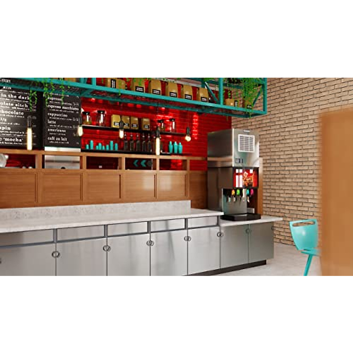 Scotsman Ice Prodigy Elite® Commercial Ice Machine Cube Style Ice Maker MC0722SA-32 (Slim 22" Width, Half Dice, 758 lb/24 Hours, HD22B-1 120 lb. iceValet)