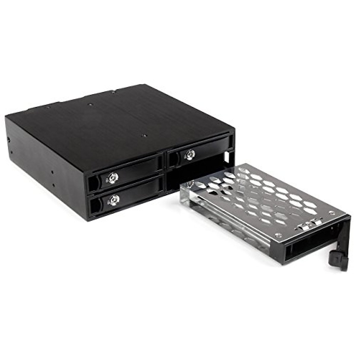 StarTech.com 4-Bay Mobile Rack Backplane for 2.5in SATA/SAS Drives - Hot Swap SSDs/HDDs from 5-15mm - Supports SAS II & SATA III (6 Gbps) , TAA (SATSASBP425)