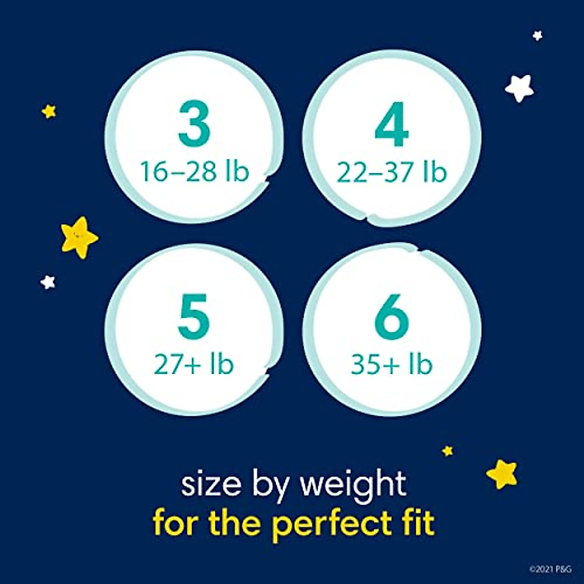 Diapers Size 6, 42 Count - Pampers Swaddlers Overnights Disposable Baby Diapers, Super Pack (Packaging & Prints May Vary)