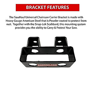 SawHaul Universal Chainsaw Carrier Kit for Tractors Made in USA