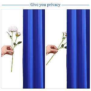 10ft x 7ft Royal Blue Backdrop Curtain for Parties Blue Wrinkle Free Backdrop Drapes Panels for Baby Shower Birthday Party Wedding Photo Photography Polyester Fabric Background Decoration