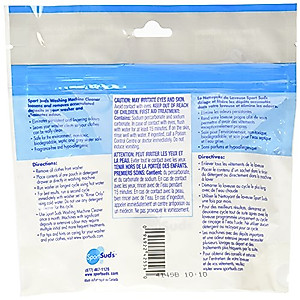 Sport Suds Washing Machine Cleaner, 5 Pouch