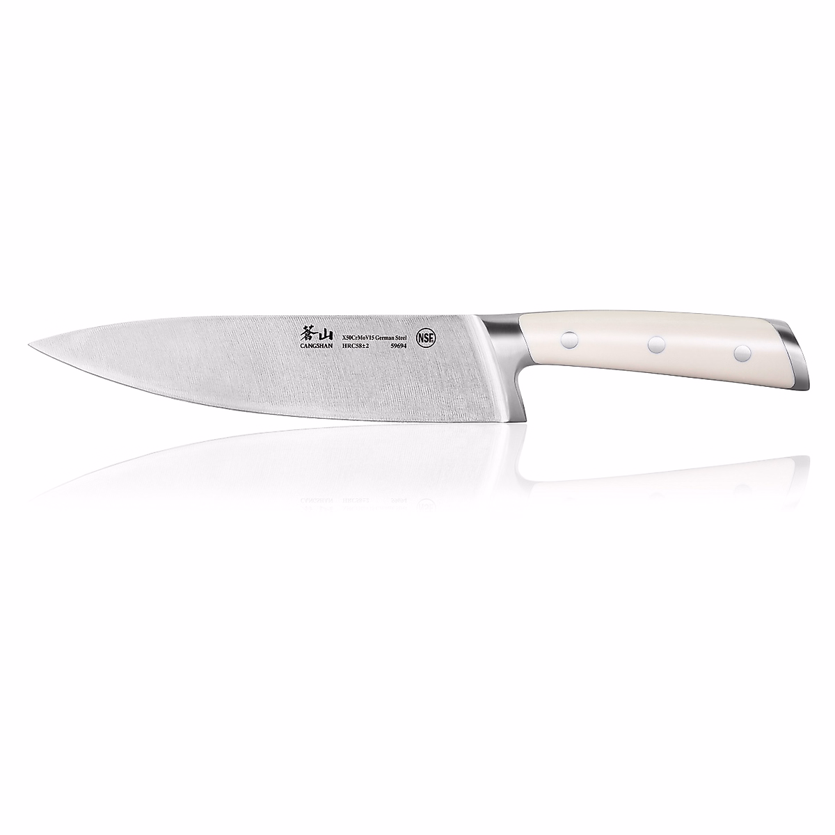 Cangshan S1 Series 59694 German Steel Forged Chef Knife, 8-Inch