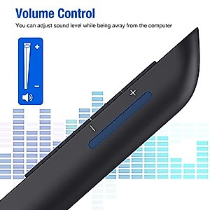 Presentation Clicker with Bluetooth and RF 2.4GHz Dual Modes Red Light, Wireless Presenter Remote Control for Powerpoint Presentations Pointer Slide Clicker for Mac Computer Powered by AAA