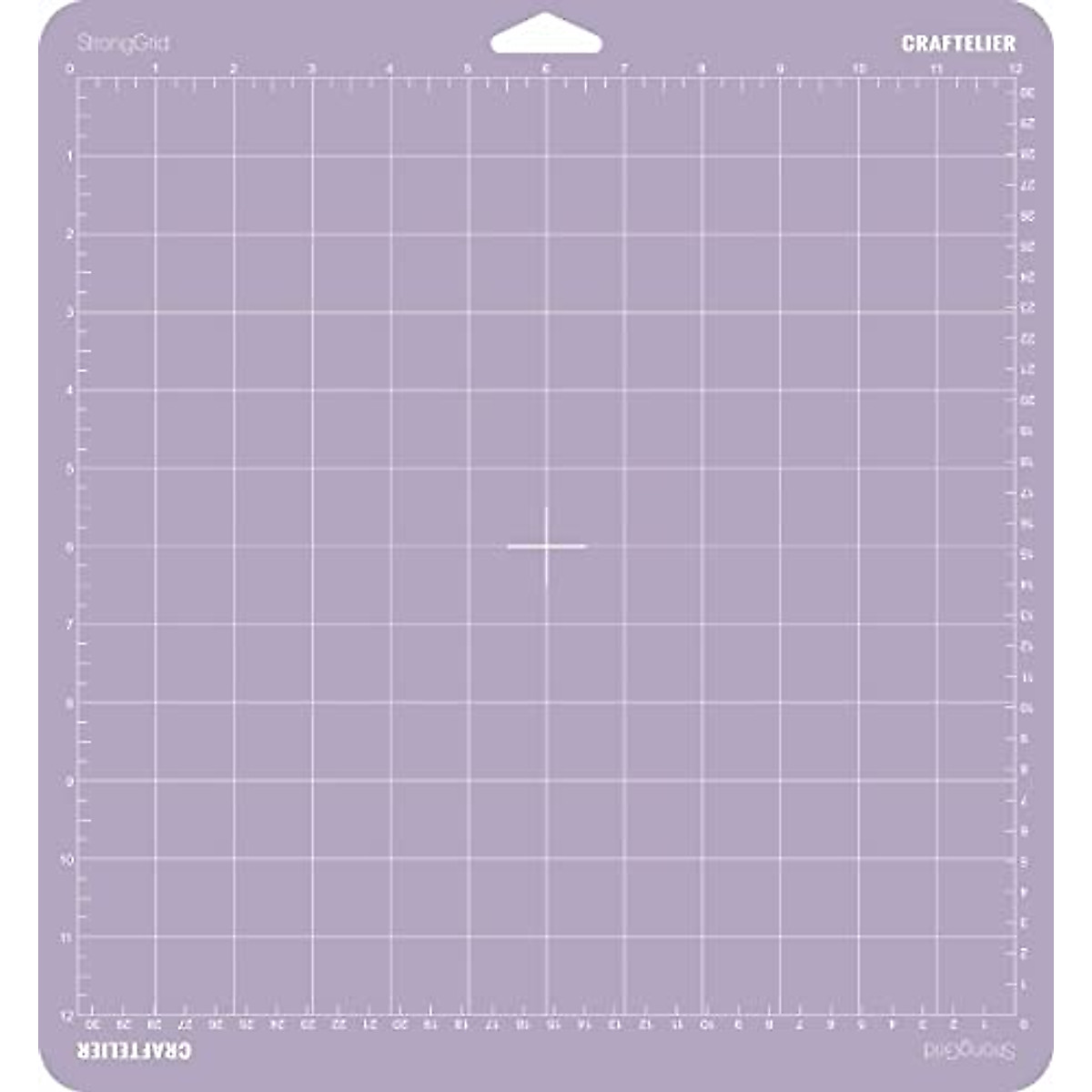 Craftelier - Reusable Cutting Mat with Strong Adhesion or Grip for Scrapbooking and Crafting | Compatible with Cricut Machines | Size 30,5 x 30,5 cm (12" x 12") - Colour Purple