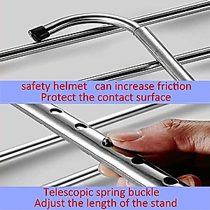 whalebee Stainless Steel Clothes Hanger Rack, Laundry Rack Clothes Drying Rack Wall-Mounted Multifunction 40/50/60/70/80cm Space Saving, for Clothes Sheets Folding Towel Rack