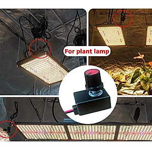 Quentacy DC 0/1-10V LED Dimmer Knob Controller Rotary Mini Switch PWM Dimming for Dimmable Interior Lighting Spotlight Grow Lamp LED Driver