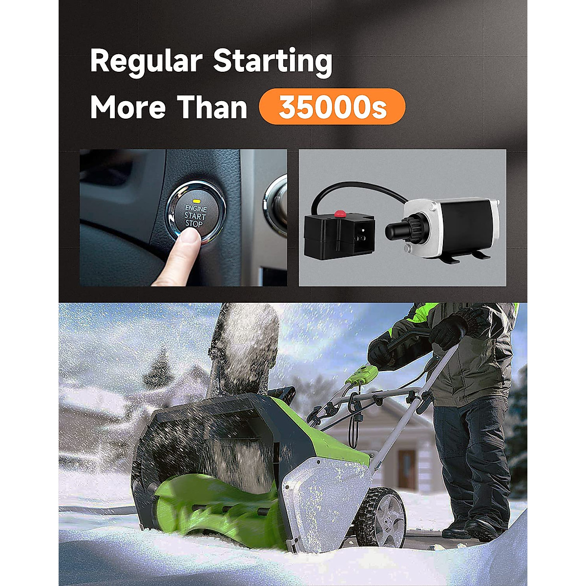 OCPTY Tecumseh Starter Replacement fit for Snowblower and Snow Thrower 33329 33329C 33329D 33329E 37000