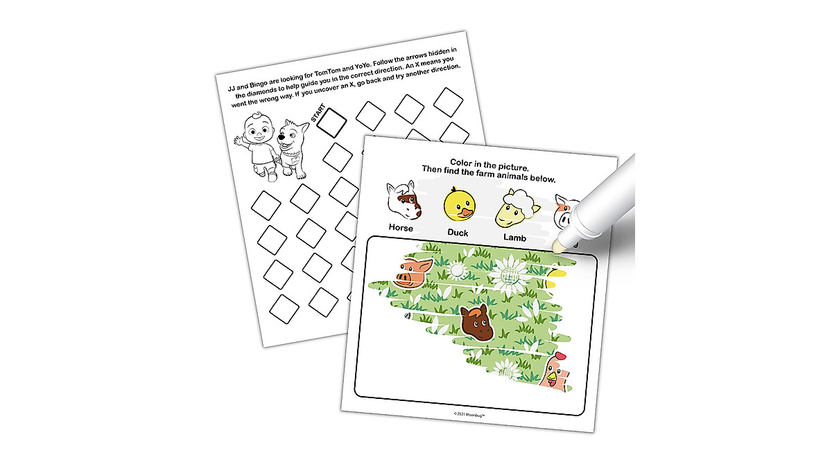 Bendon CoComelon 20 Page Coloring Book - Mess-Free Fun