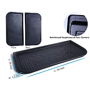 CHAIRLIN Space-Saving Extra Water Resistant Large Shoe Tray, Easy Clean Indoor and Outdoor Use All Seasons, Boot Tray for Entryway, Corridor, Kitchen, Trunk, Mudroom (2)