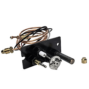 10002265 Replacement Propane/Natural Gas 3 Way Pilot Assembly compatible with for Majestic Temco, and Vermont Castings gas stoves