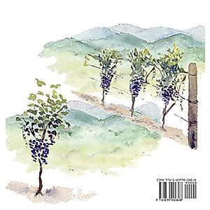 Vineyard themed Guest Book, vacation home, comments book, holiday home, visitor book to sign