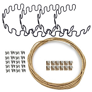 Carkio Sofa Upholstery Spring Replacement Kit 20" Length for Funirture Couch Repari Automotive and Others