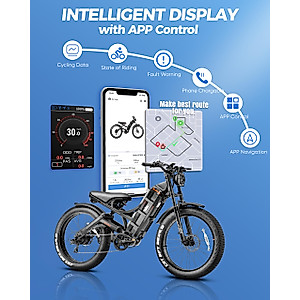 Romeo Pro 1600W 60A Fat Tire Full Suspension Ebike