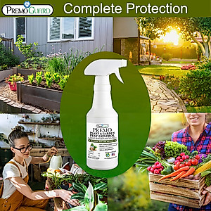 Plant & Garden Pest Control by Premo Guard - 32 oz - Insect & Disease Control for Organic Gardening - Effective Natural Plant Based Formula for Inside & Outside Plants