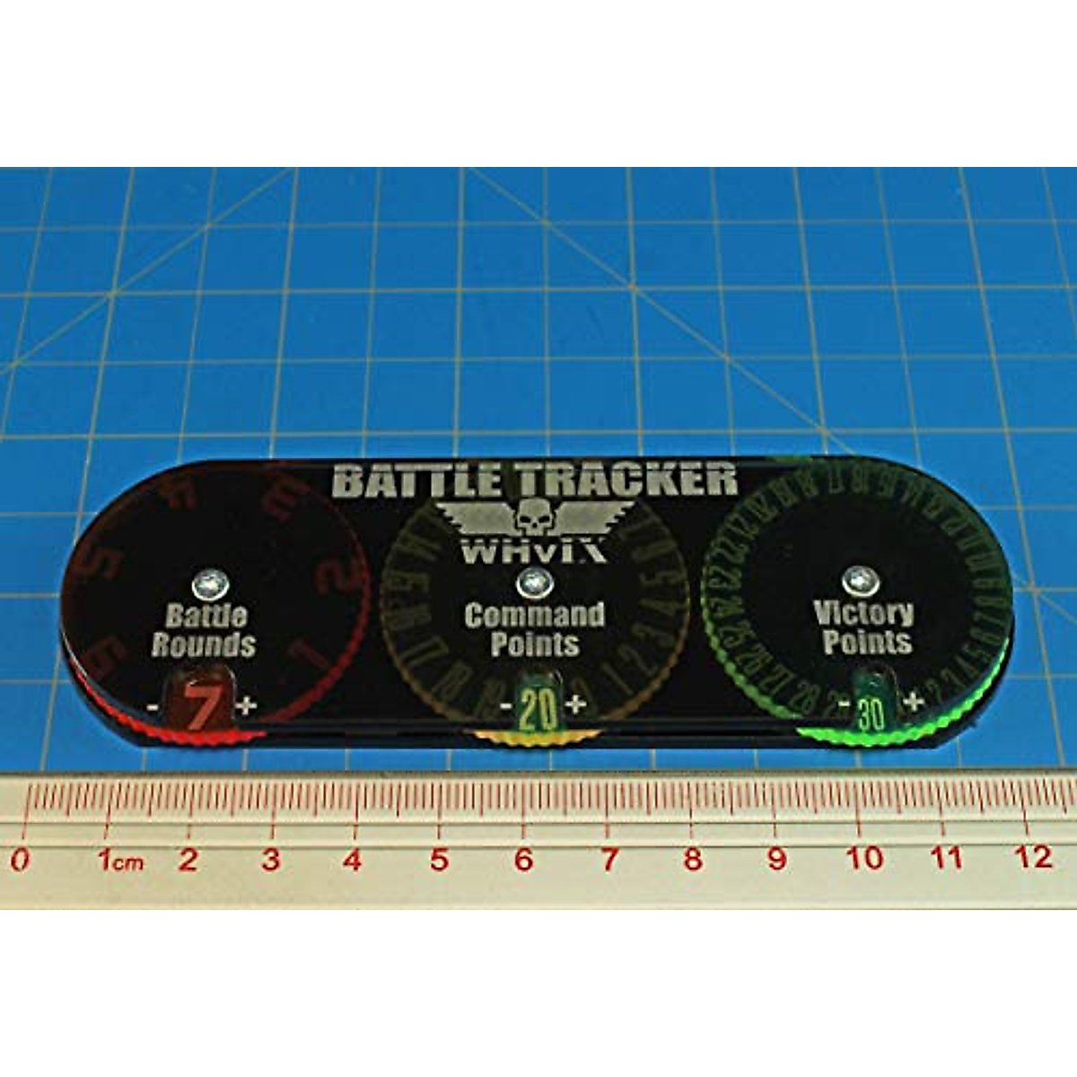 LITKO Battle Tracker | Compatible with Warhammer 40K 9th Edition | Command & Victory Points | Battle Round | Objective