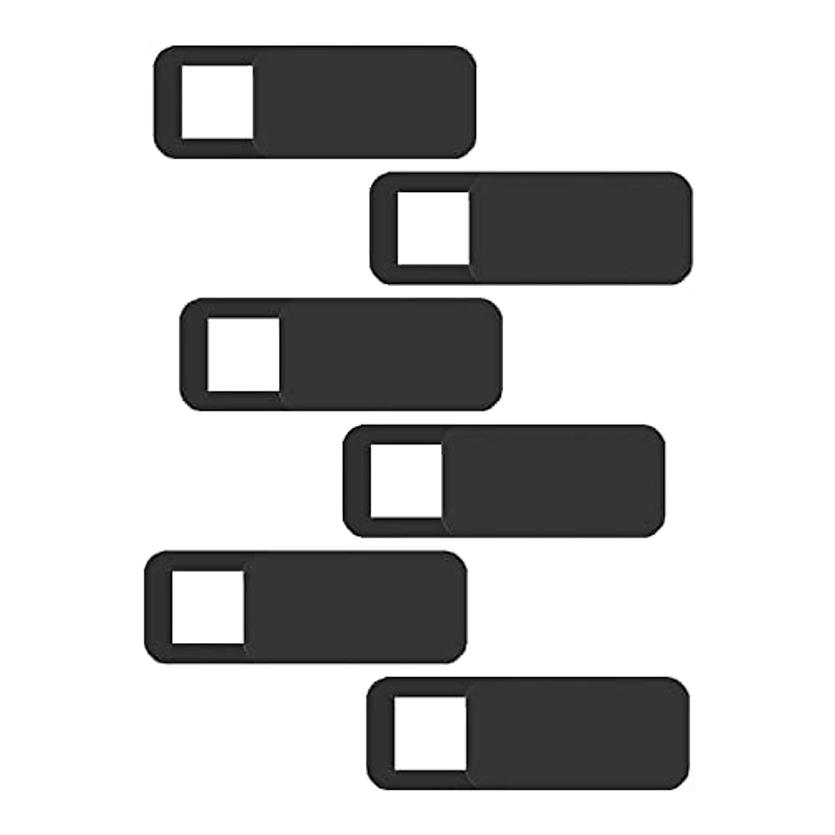 Webcam Cover Slider, Laptop Camera Cover 0.02in Ultra-Thin fits Echo Spot Smartphones Tablets Macbooks Computers Desktops with Strong Adhensive, Protecting Privacy and Securtiy