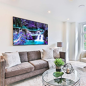 DIY 5D Diamond Painting Kits for Adults Waterfall Embroidery Full Round Drill Large Size(31.5x11.8 inch) Diamond Crystal Gem Arts Painting Craft for Home Wall Decor